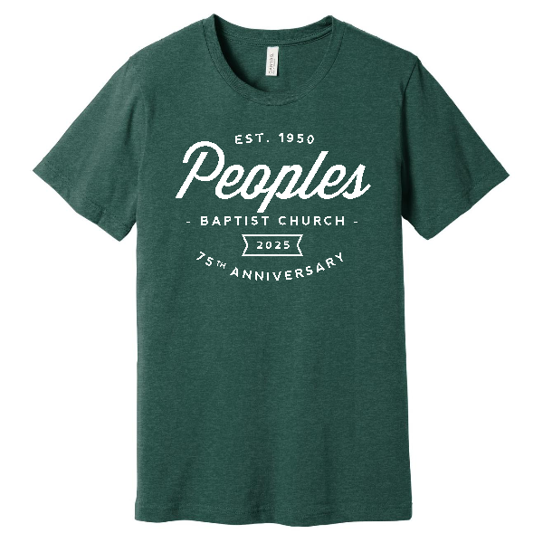PBC 75th T-Shirt | The Church Shop